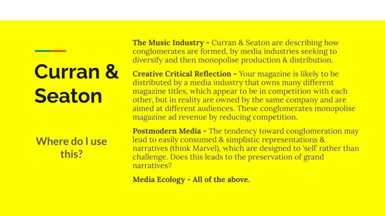 Curran & Seaton – A Level Media Studies 24-26